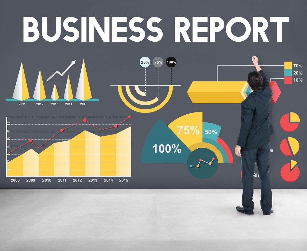 Business Report Percentage Business Chart | Free Photo - rawpixel