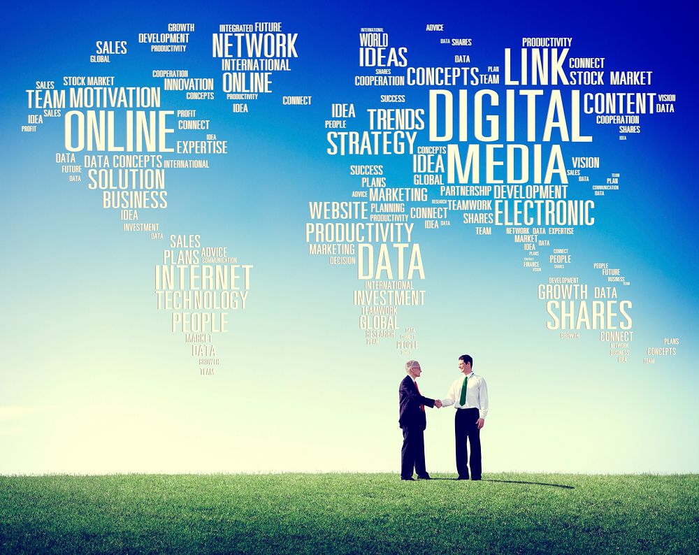 Digital Media Connecting Content Network | Free Photo - rawpixel