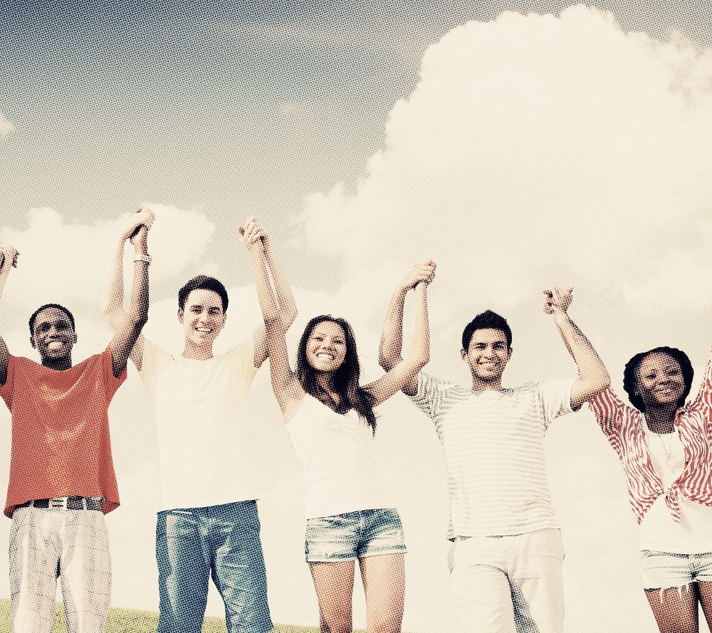 Group Friends Celebration Winning Victory | Premium Photo - rawpixel