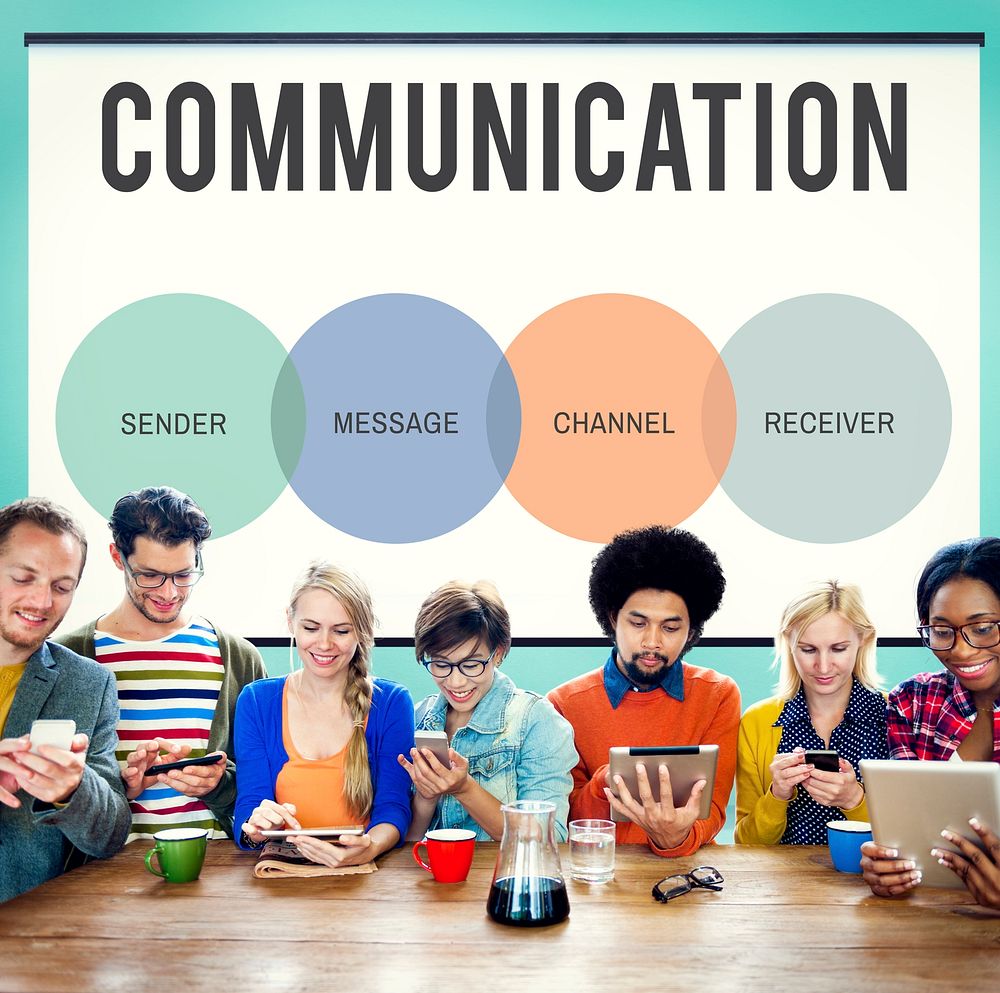 Communication Connection Conversation Dialog Concept | Free Photo ...