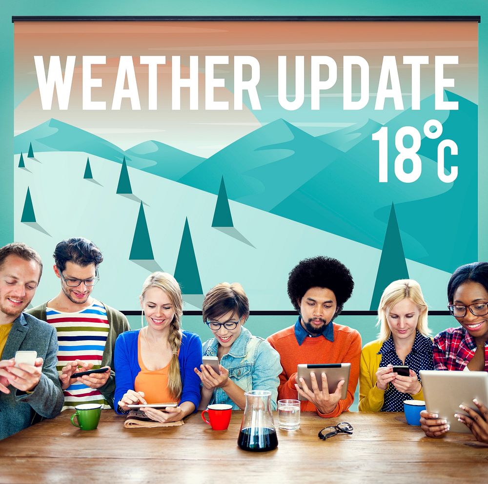 Weather Update Temperature Forecast News | Free Photo - rawpixel