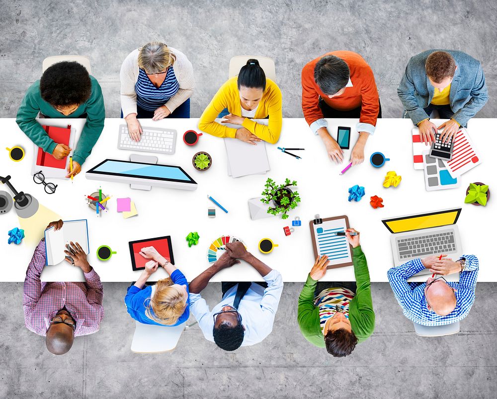 Administrator Casual Colleagues Team Teamwork | Free Photo - rawpixel