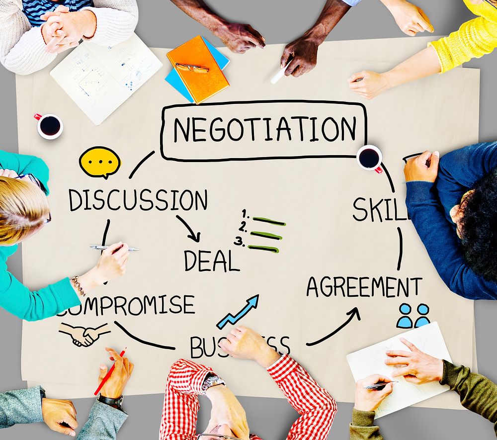 Negotiation Cooperation Discussion Collaboration Contract | Free Photo ...