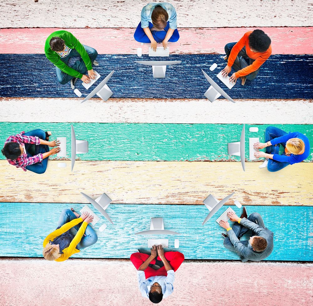 Diversity Teamwork Communication Digital Networking | Premium Photo ...