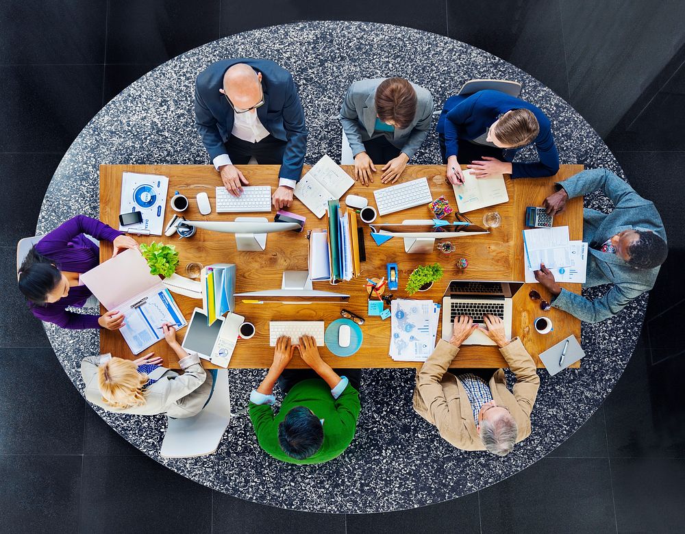 Group of Multiethnic Busy People | Premium Photo - rawpixel