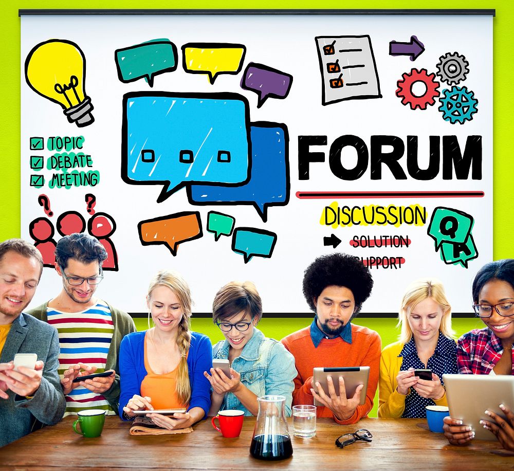 Forum Chat Message Discuss Talk | Free Photo - rawpixel