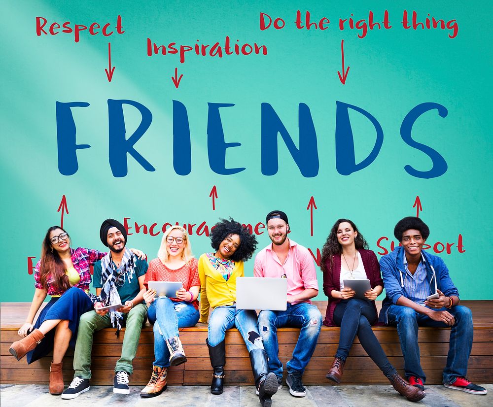 Friends Inspiration Diagram Graphic Concept | Free Photo - rawpixel