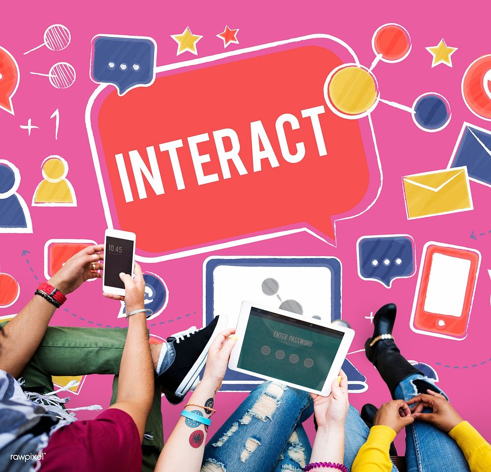 Interact Communicate Connect Social Media | Free Photo - rawpixel