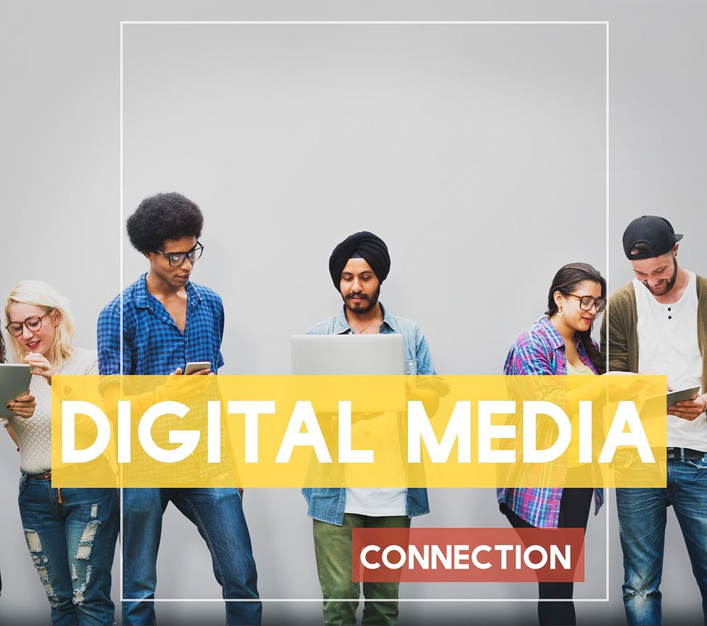 Collage Students Multimedia Connection Sharing | Free Photo - rawpixel