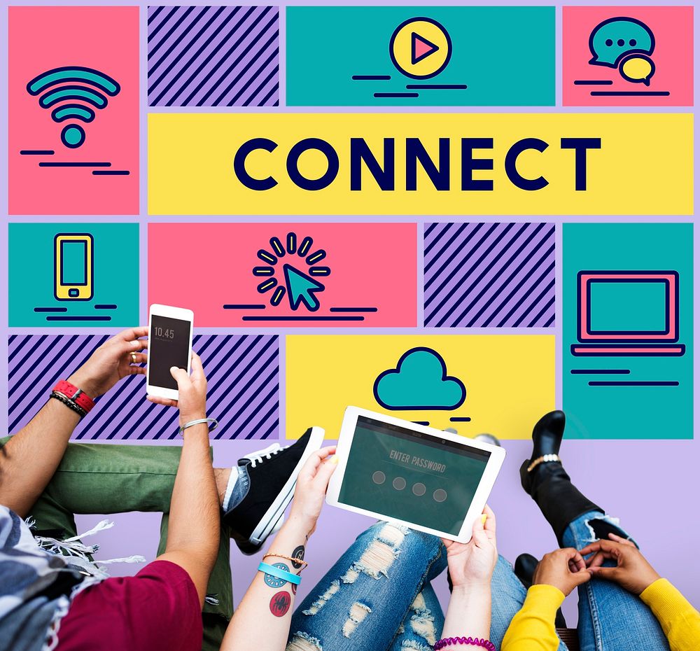 Connect Sharing Networking Communication Internet | Free Photo - rawpixel