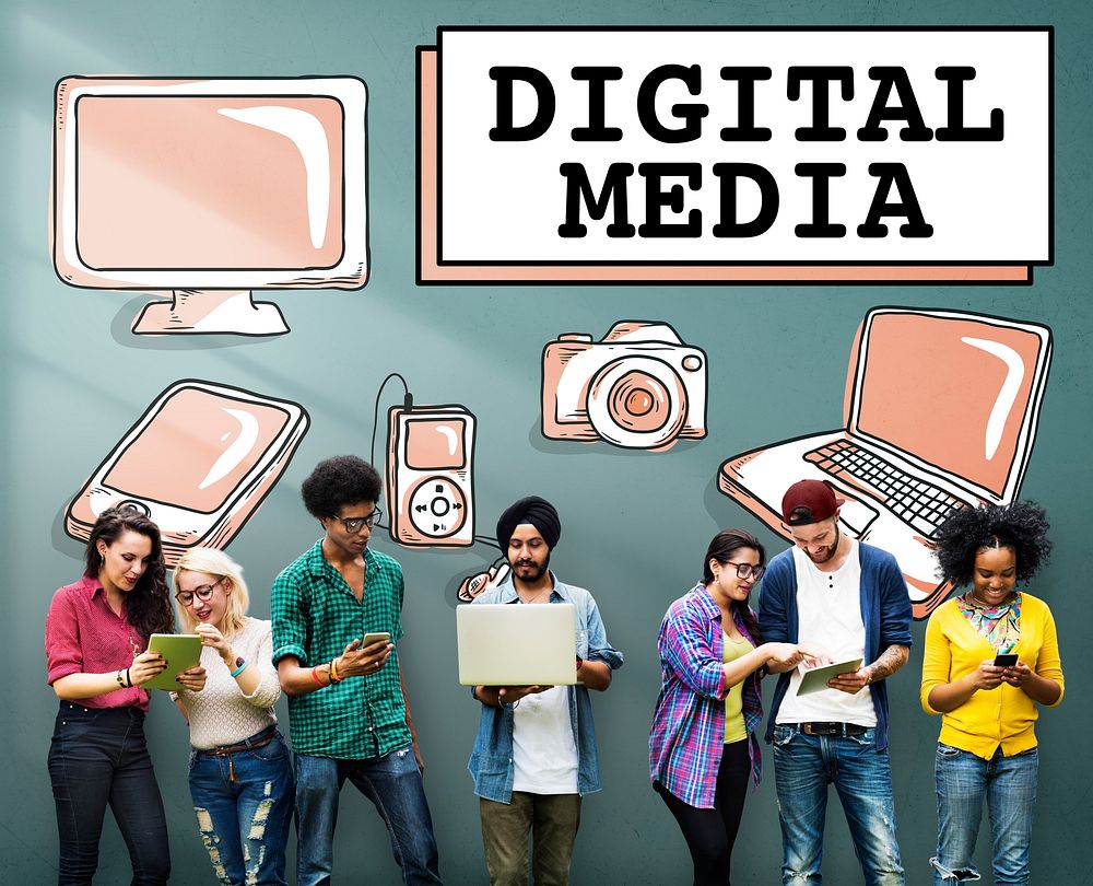 Digital Media Social Network Icons | Free Photo - rawpixel