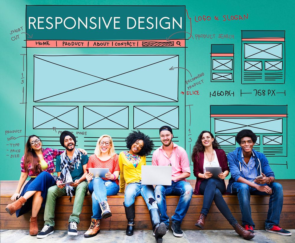 Responsive Design Layout Content Concept | Free Photo - rawpixel