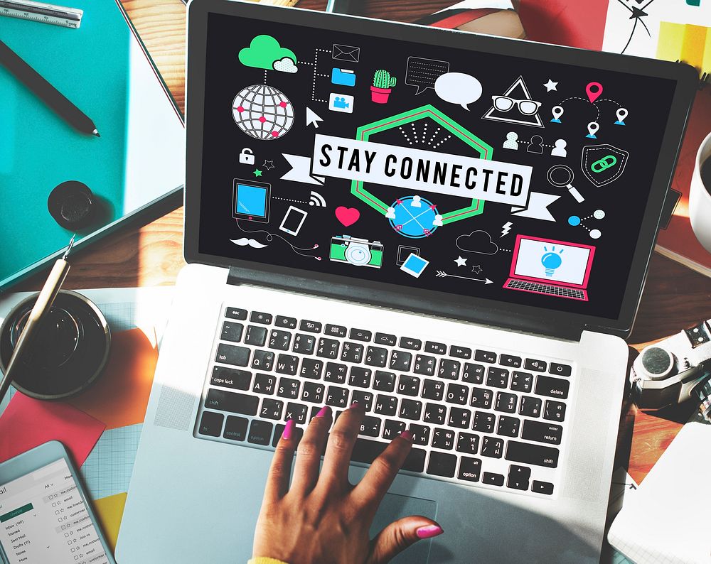 Stay Connected Social Media Technology | Free Photo - rawpixel