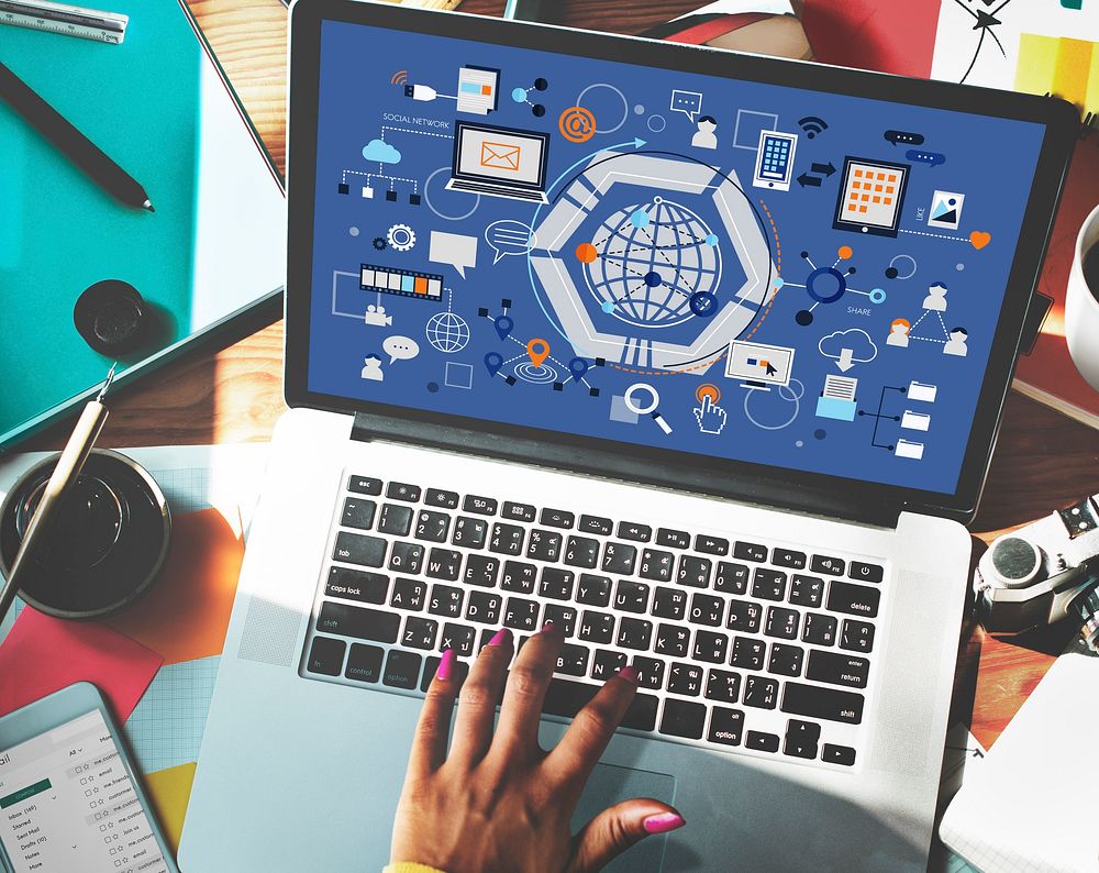 Connecting Connection Computer Digital Data | Free Photo - rawpixel