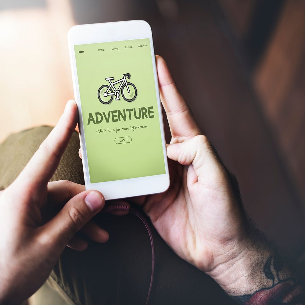 Adventure app on smartphone screen. | Free Photo - rawpixel