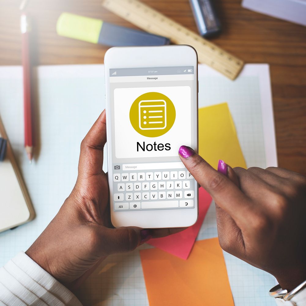 Notes Message Icon Wepage Concept | Free Photo - rawpixel