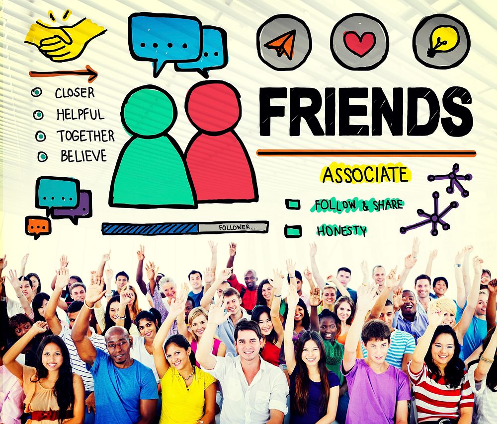 Friends Group People Social Media | Free Photo - rawpixel