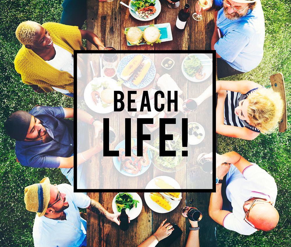 Summer Beach Life Friendship Holiday | Free Photo - rawpixel