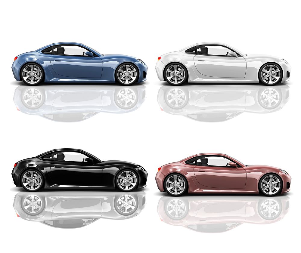 Collection Multicolored 3D Modern Cars | Premium Photo - rawpixel