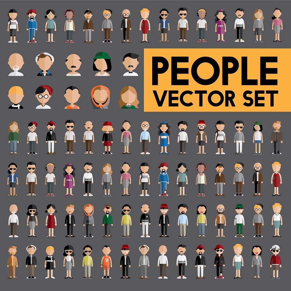 Illustration of diverse people | Premium Vector - rawpixel