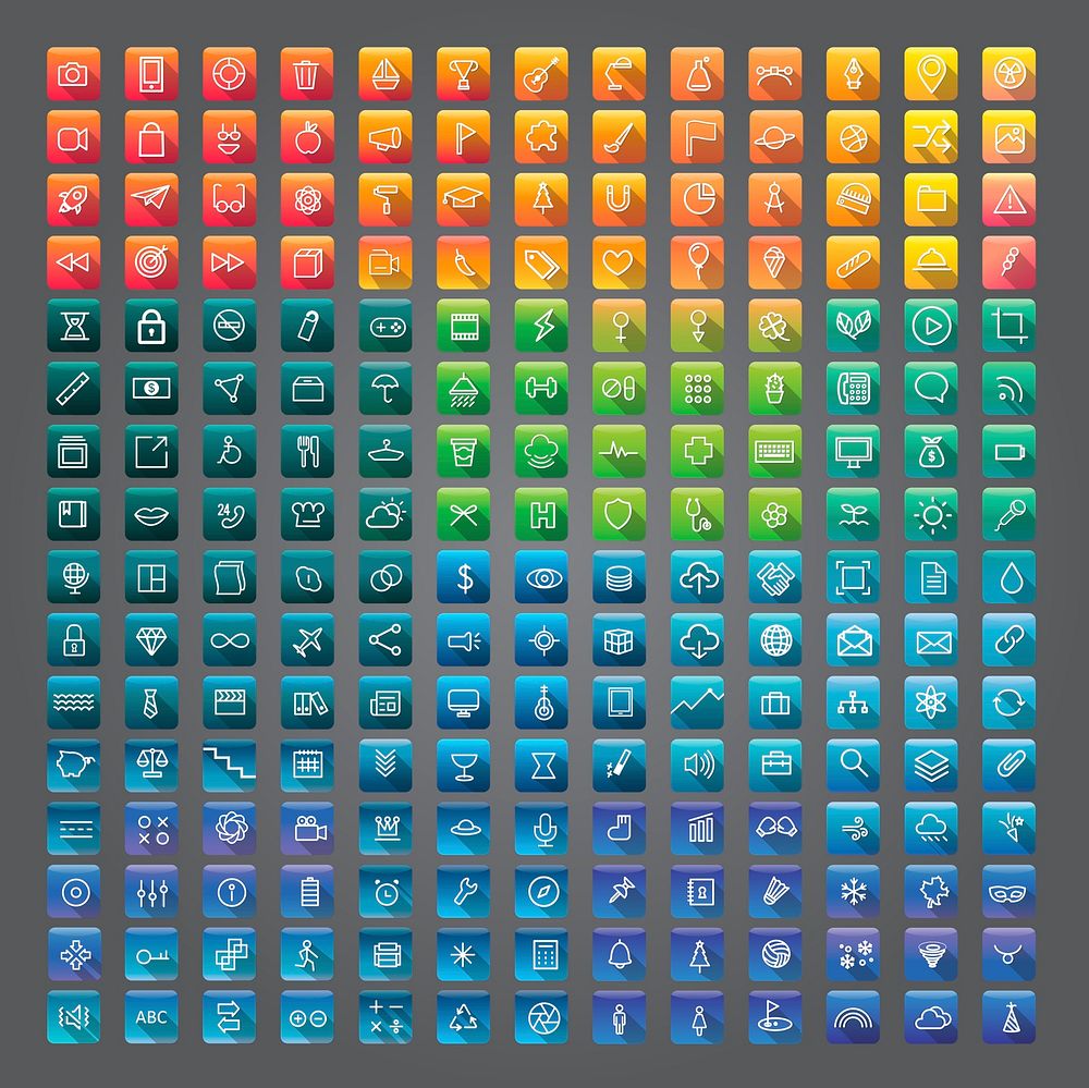 Set of mixed computer icons | Premium Vector - rawpixel
