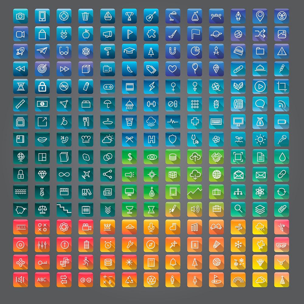 Set of mixed computer icons | Premium Vector - rawpixel