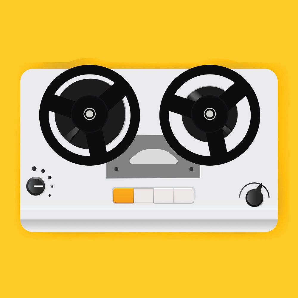 Reel Recorder Tape Player Icon | Premium Vector - rawpixel