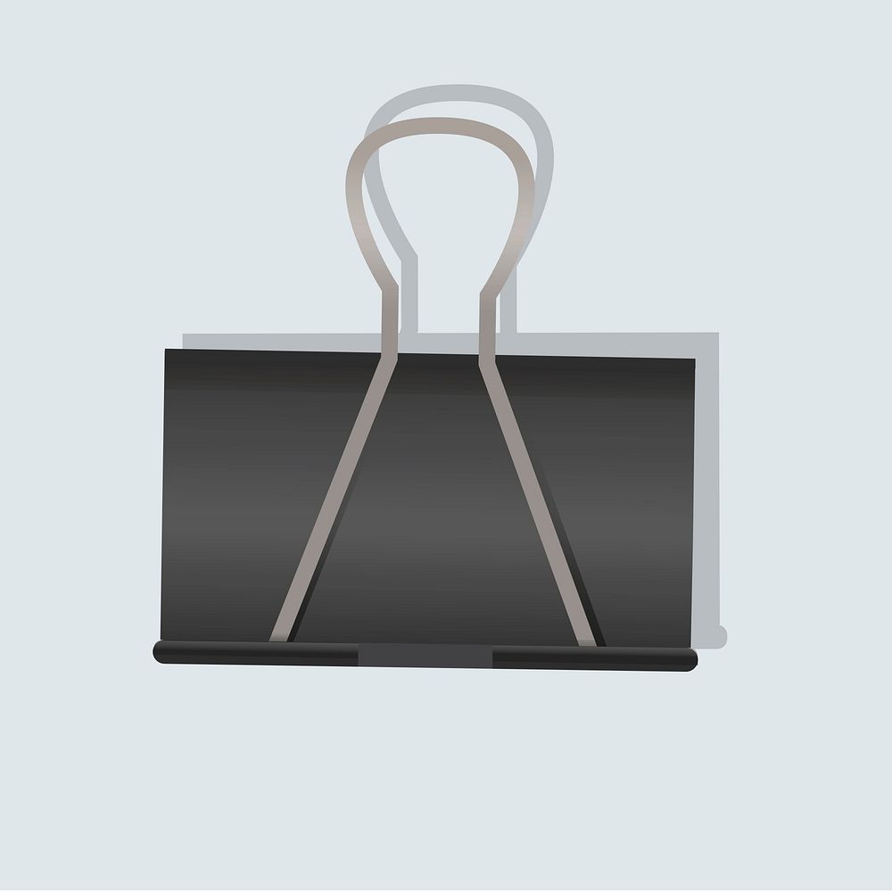Paperclip stationery tool vector illustration | Premium Vector - rawpixel