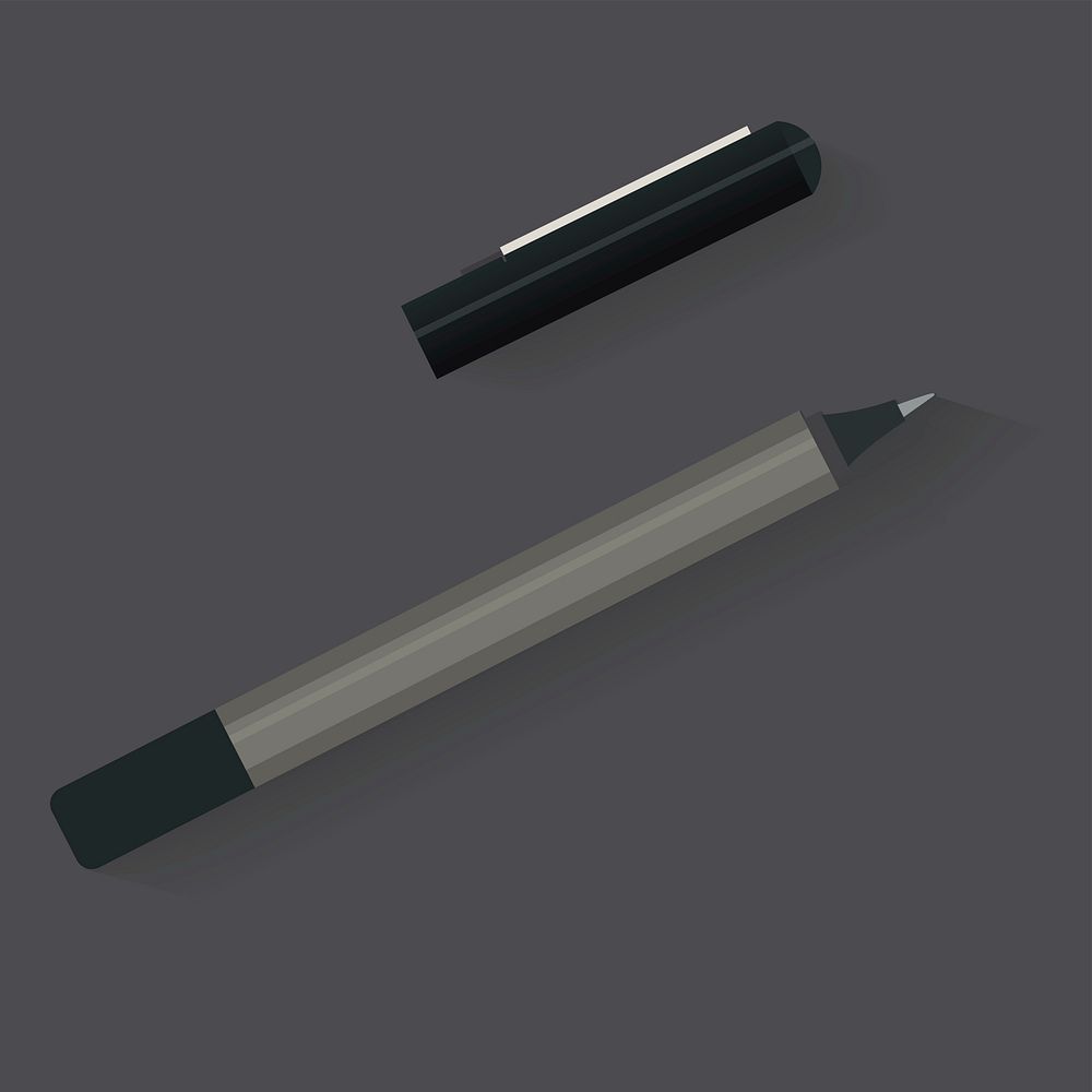 Illustration of marker pen | Free Vector - rawpixel