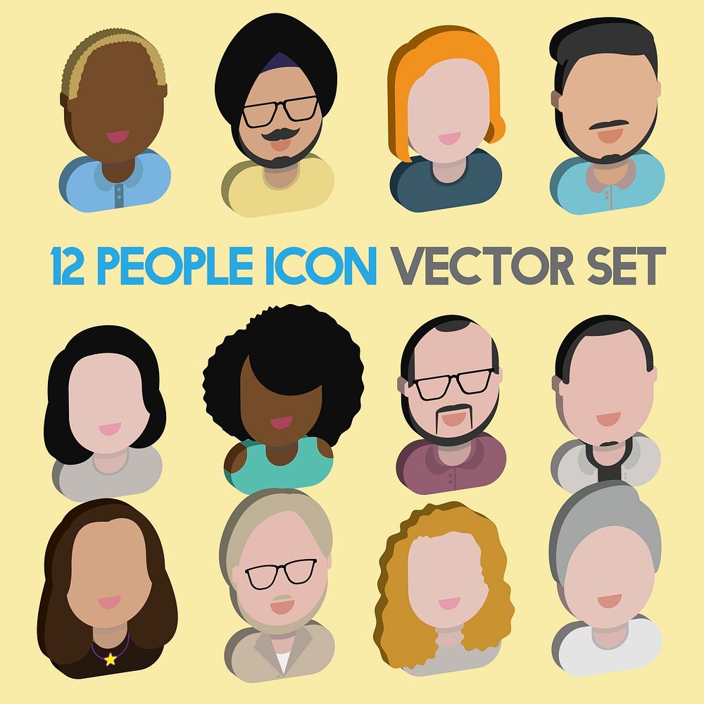 Illustration of diverse people | Premium Vector - rawpixel