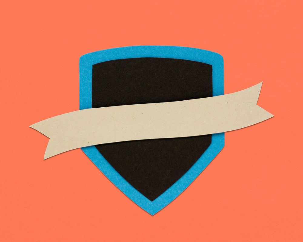 Shield Ribbon Protection Sign Symbol | Free Photo - rawpixel