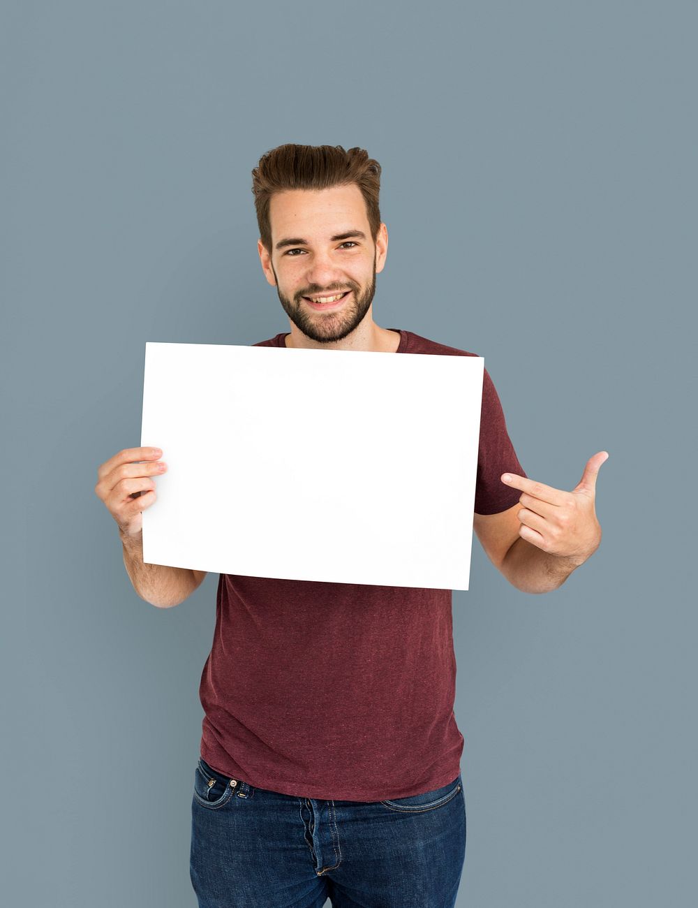 Man Male Studio Casual Copy | Premium Photo - rawpixel