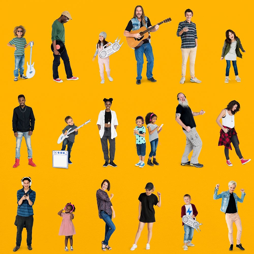 Diverse of People Enjoy Music | Premium Photo - rawpixel