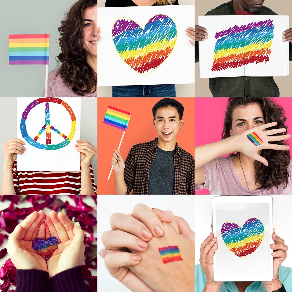 Collage of people with LGBT | Premium Photo - rawpixel