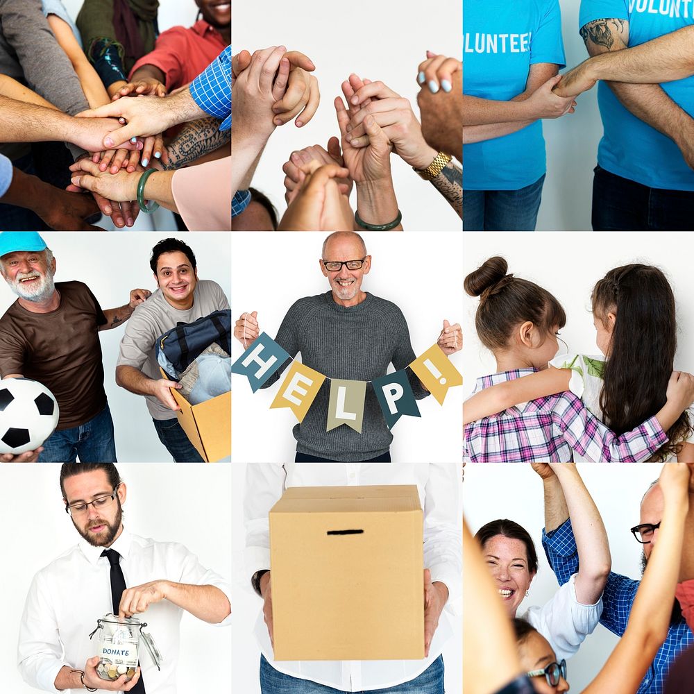 Group of Diverse Volunteer Charity | Premium Photo - rawpixel