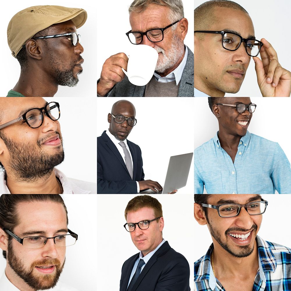 People Set of Diversity Men | Premium Photo - rawpixel