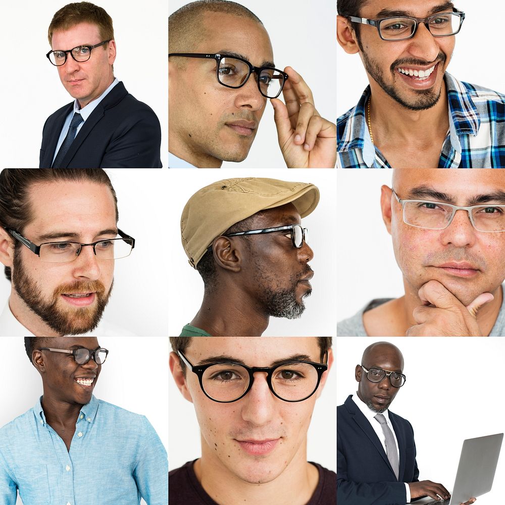 People Set of Diversity Men | Photo - rawpixel