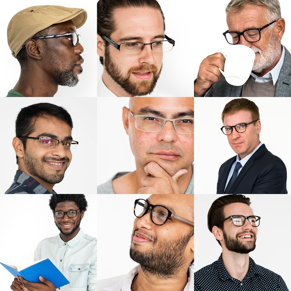People Set of Diversity Men | Premium Photo - rawpixel