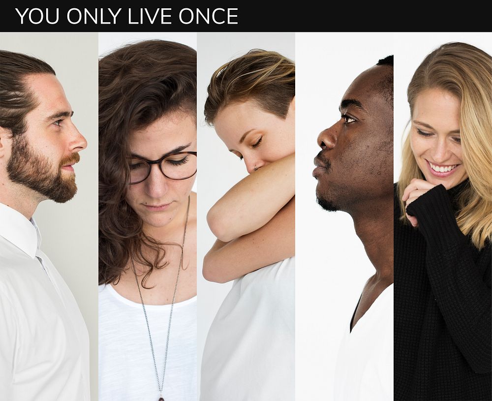 Set of portraits of people | Premium Photo - rawpixel