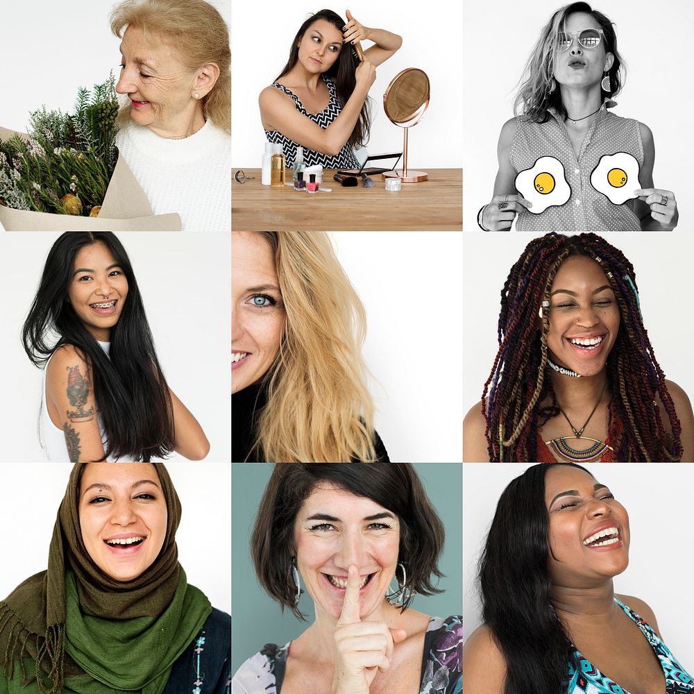 Diverse women activity femenism collection | Premium Photo - rawpixel