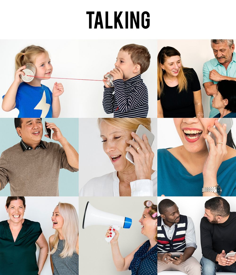 Telecommunication talking phone calling system | Premium Photo - rawpixel