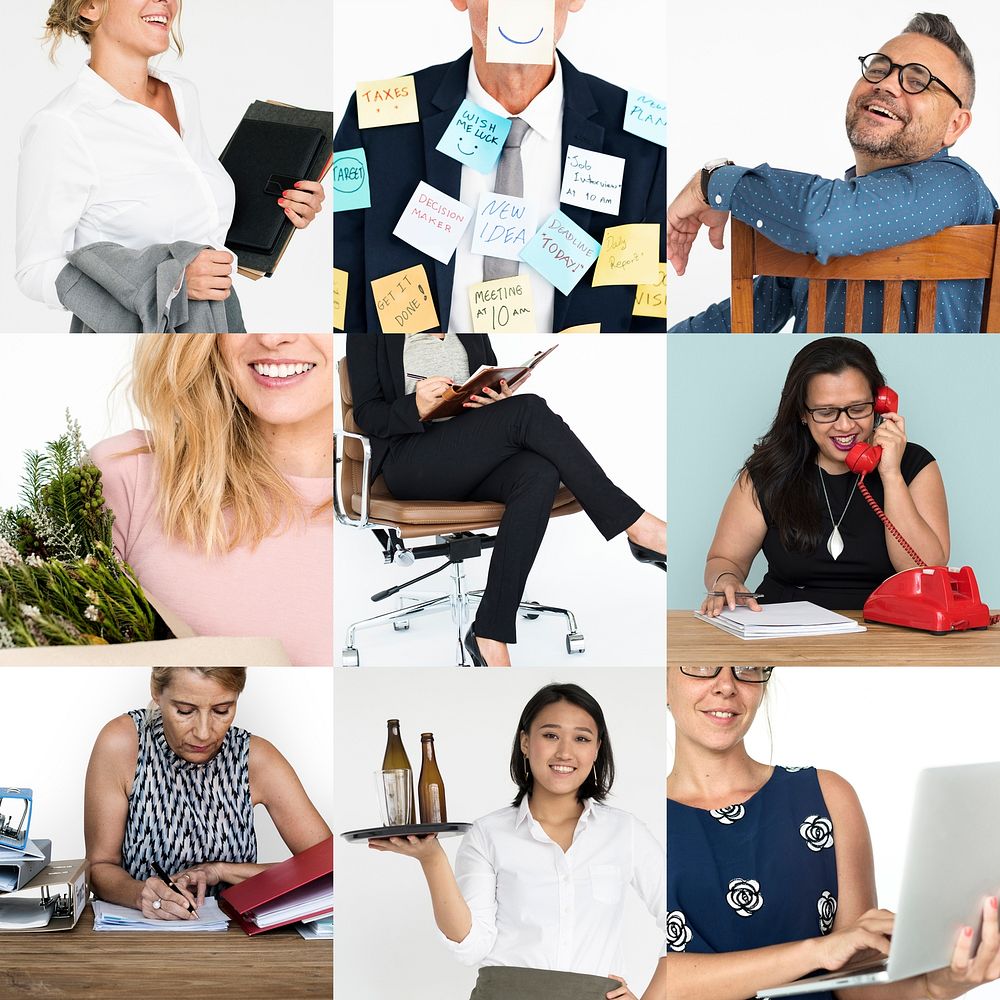 Collage of people job occupation | Premium Photo - rawpixel