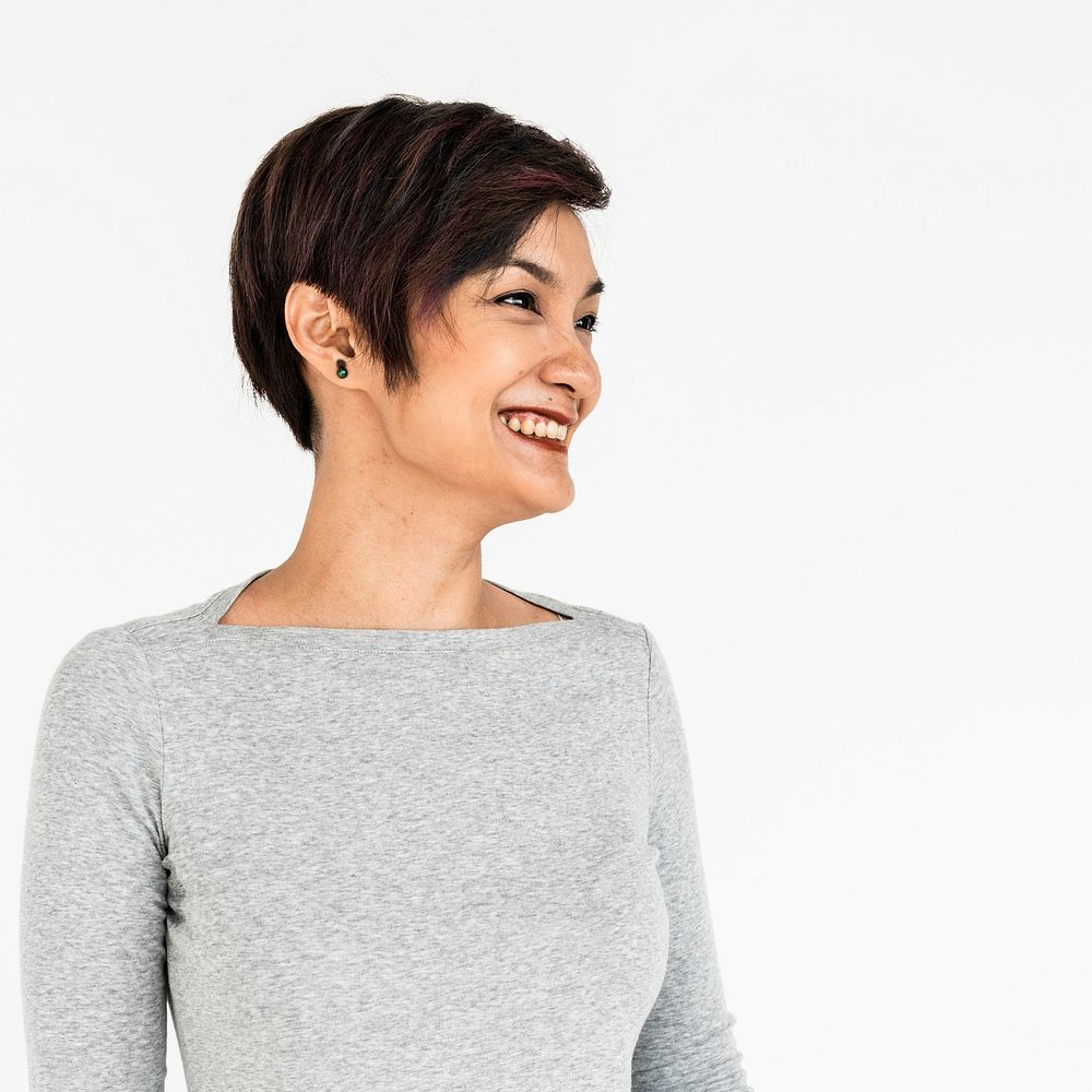 Femail Standing Isolated Studio Concept | Premium Photo - rawpixel