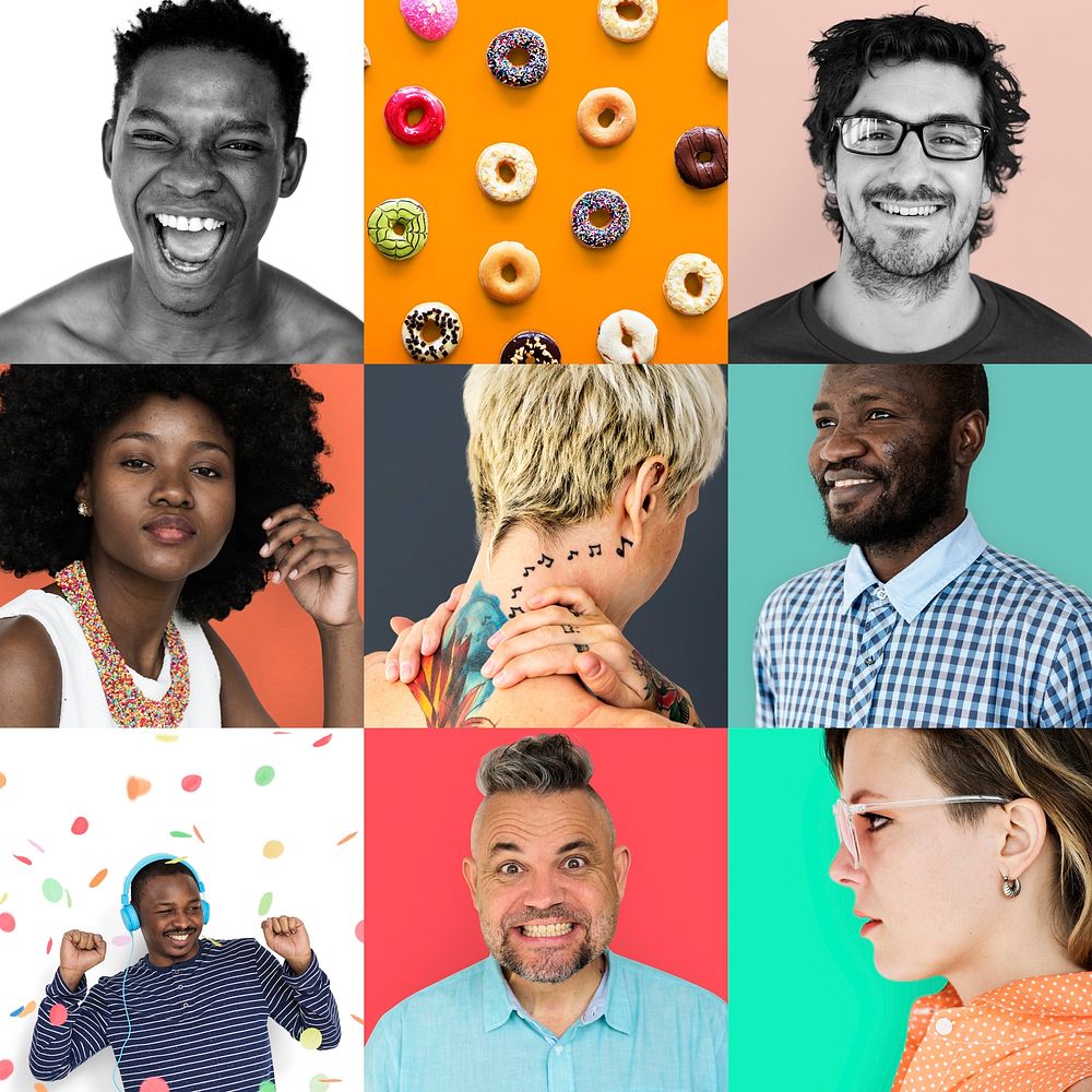 Collages diverse people lifestyle casual | Premium Photo - rawpixel