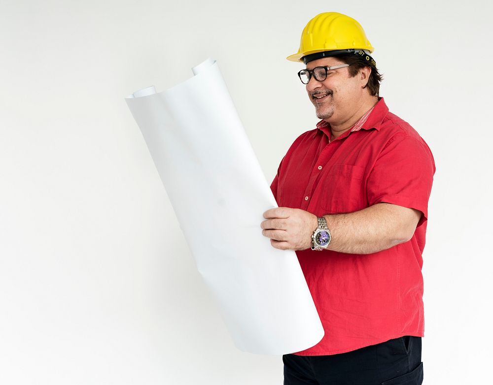 Man Holding Plan Builder Concept | Premium Photo - rawpixel