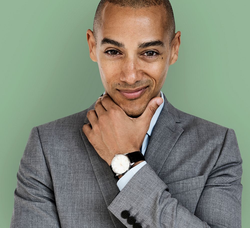 African Descent Business Man Smirk | Premium Photo - rawpixel