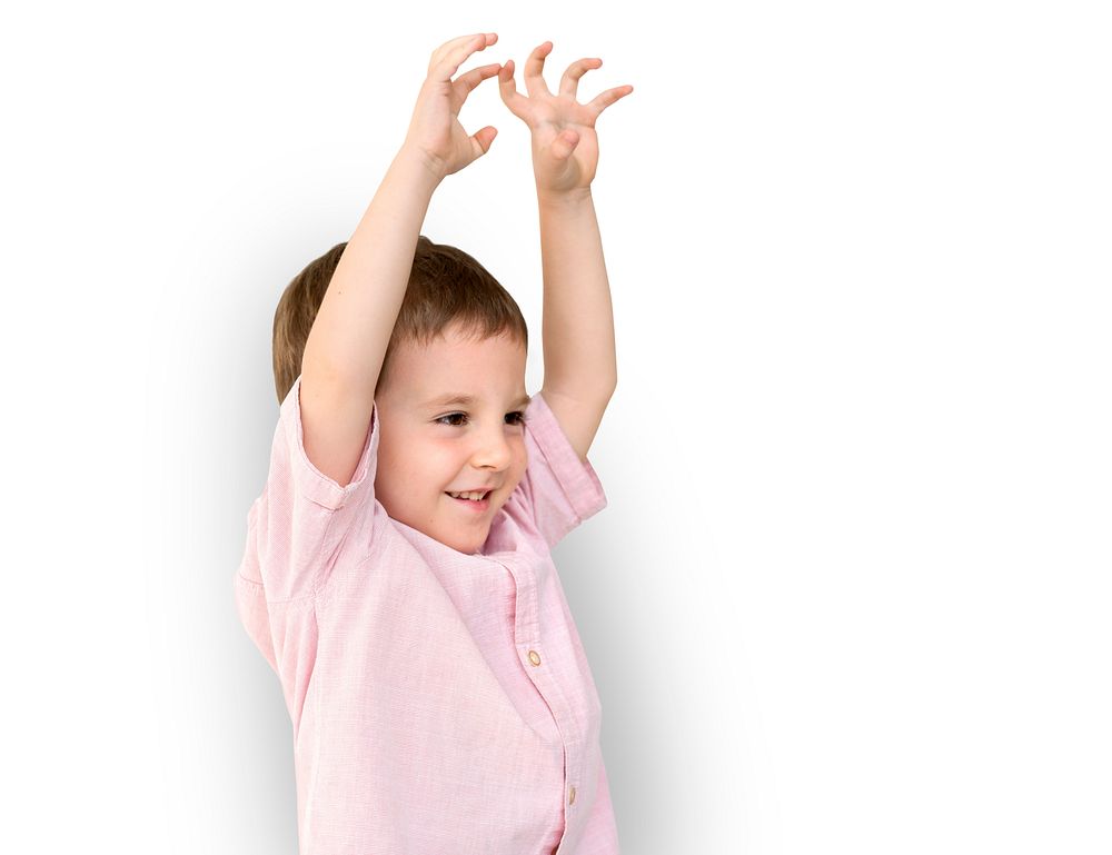 Little Boy Hands Up Cute | Premium Photo - rawpixel