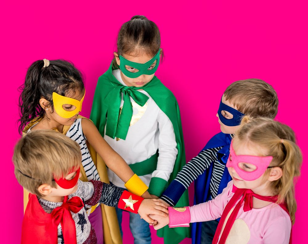 Little Kids Superhero Hands Together | Premium Photo - rawpixel