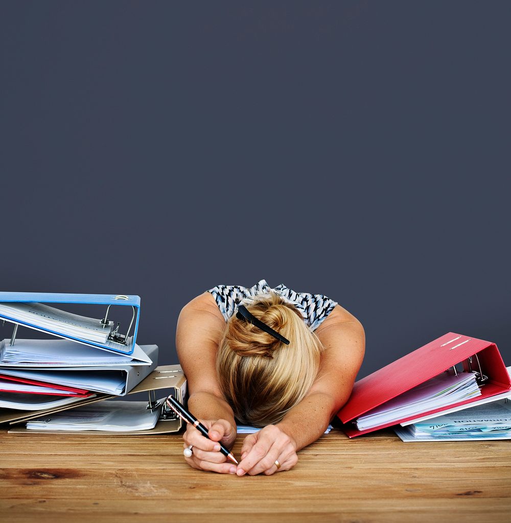 Woman Stress Overload Hard Working | Premium Photo - rawpixel