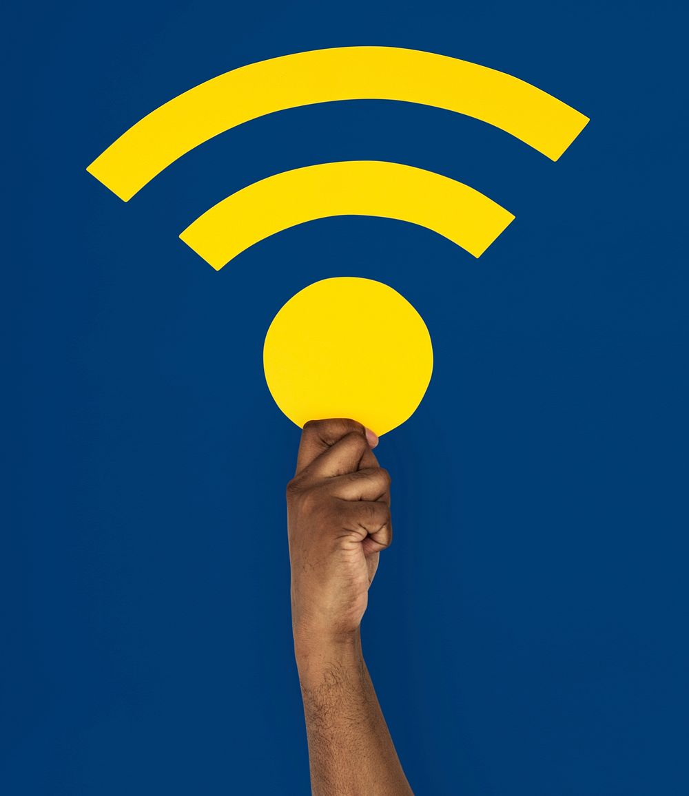 Human Hand Holding Wifi Symbol | Premium Photo - rawpixel